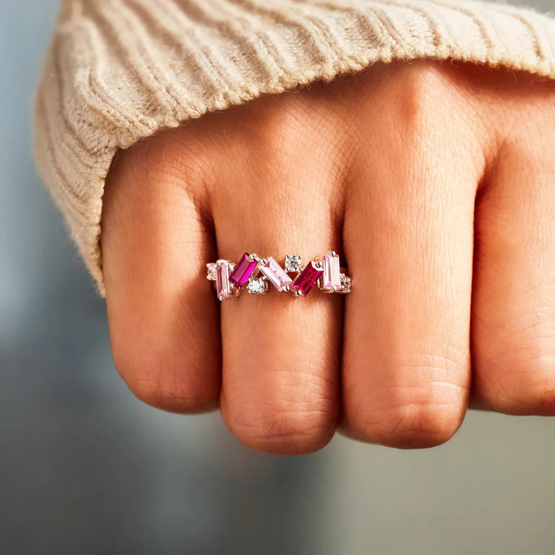 I Am Enough – Pink Diamond Self-Love & Breast Cancer Awareness Ring ...
