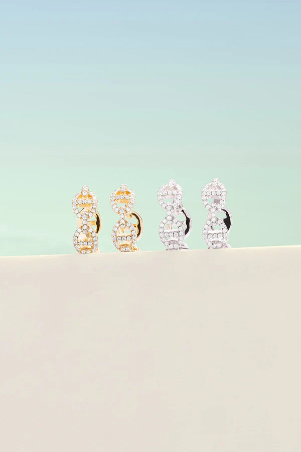 Isla Marina Earring | White Gold – Matilda&Milo Jewels