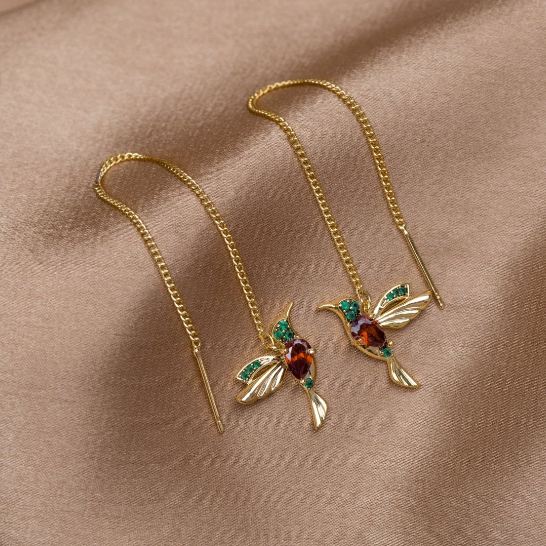 Chic Hummingbird Earrings – Matilda&Milo Jewels