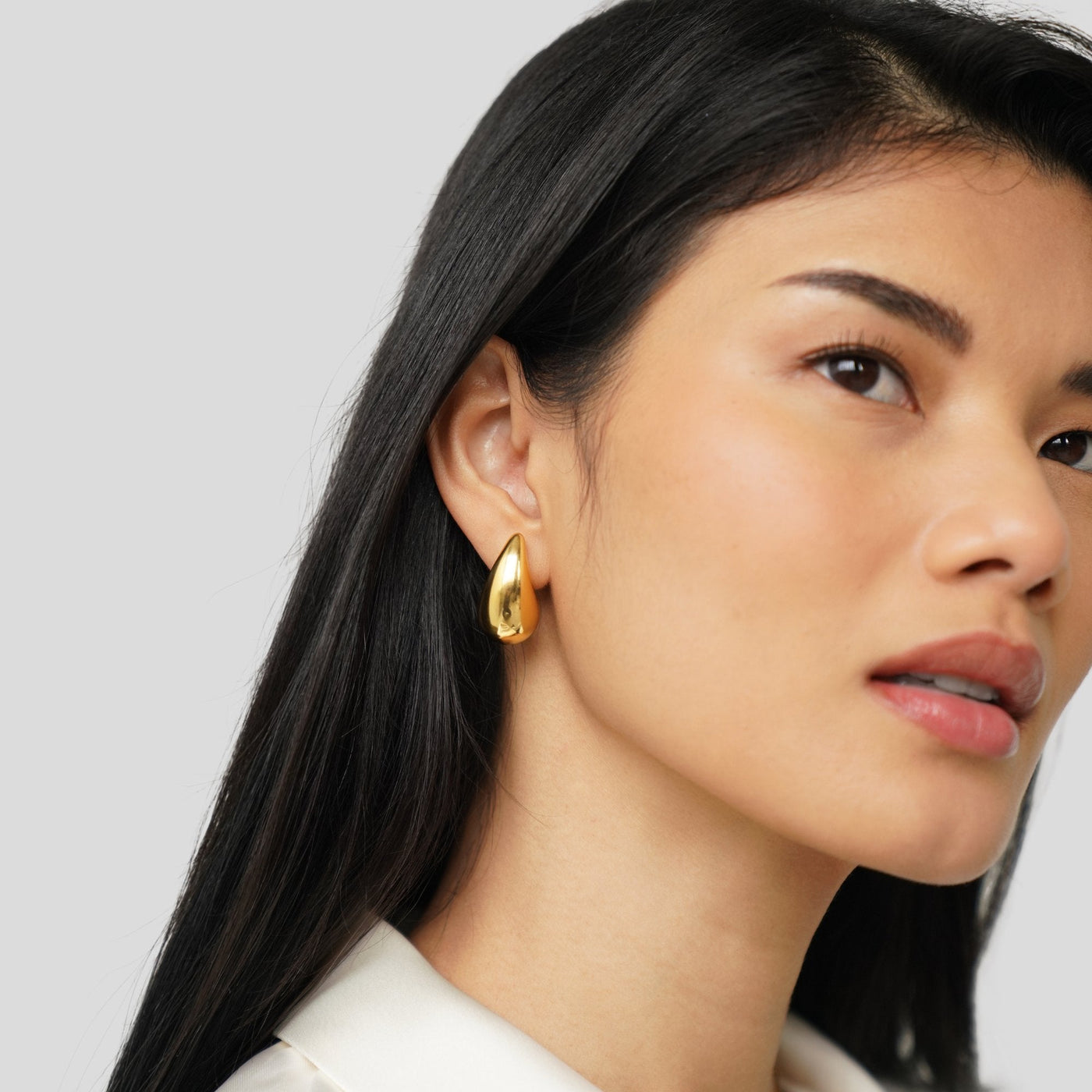 Ame Gold Teardrop Earrings – Matilda&Milo Jewels
