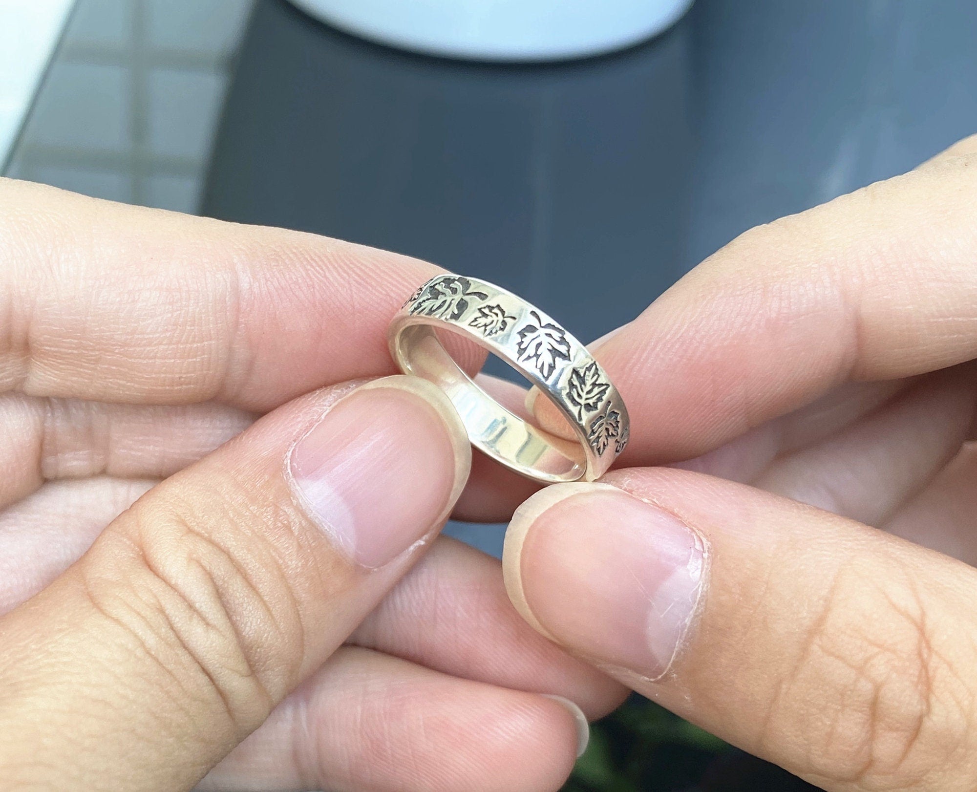 925 Silver Maple Leaves Ring – Matilda&Milo Jewels