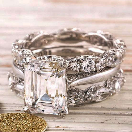 Vintage Silver Bright Layer Ring – Matilda&Milo Jewels